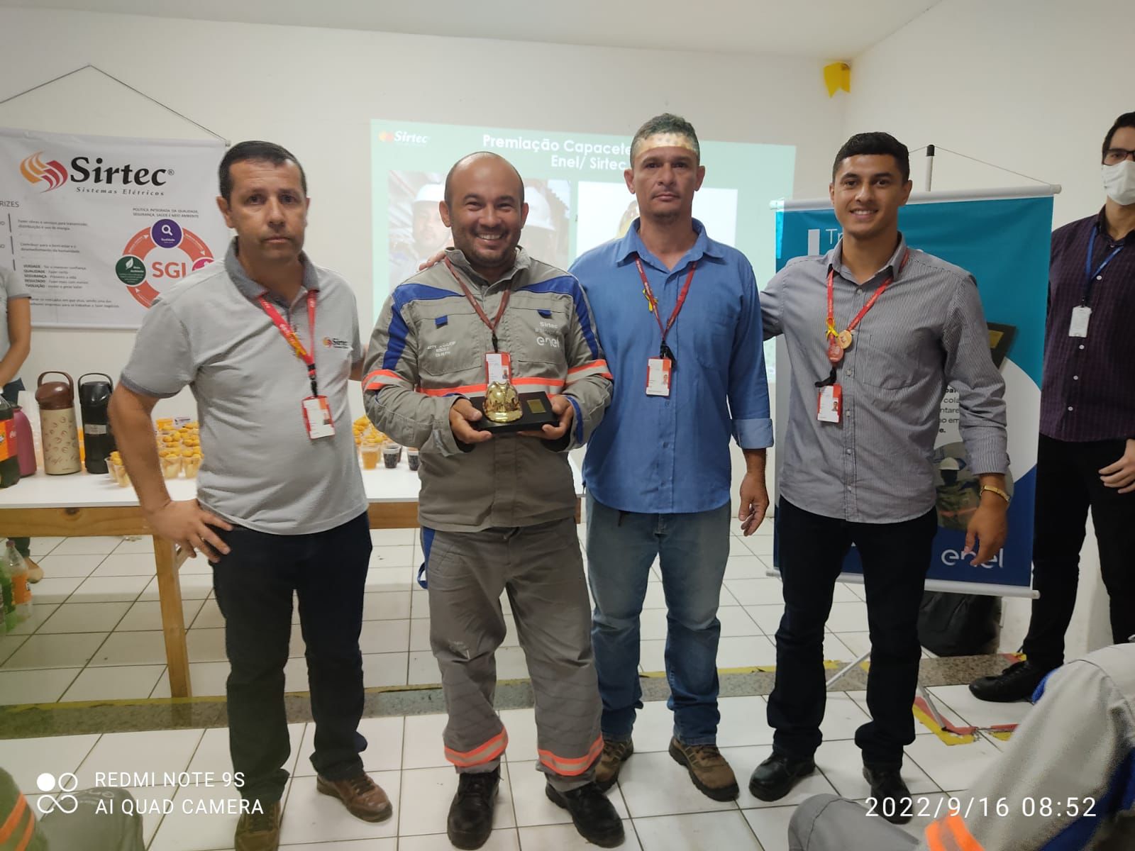 Premiação do Capacete de Ouro | Sirtec Sistemas Elétricos